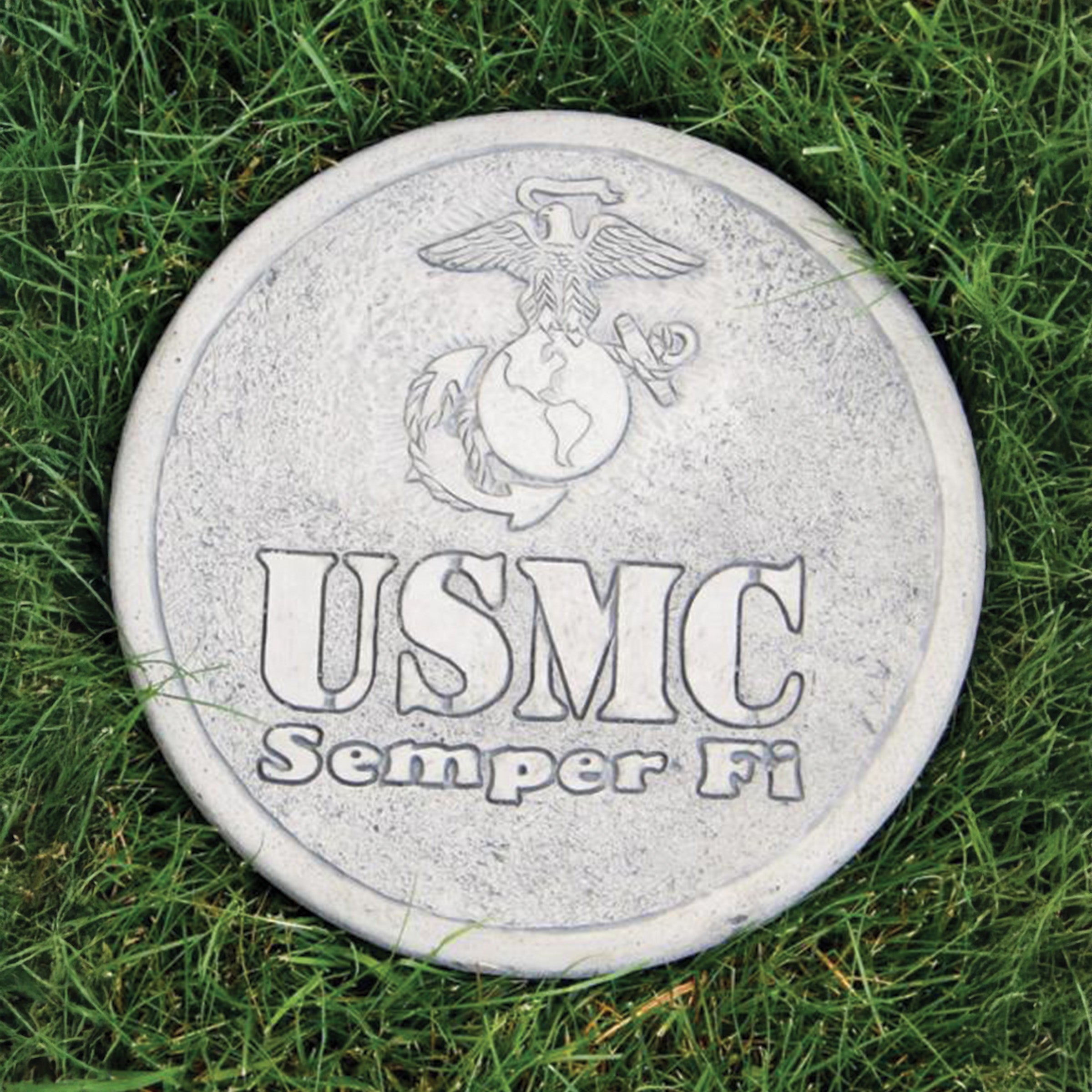 USMC Semper Fi Stepping Stone – Gasper Home & Garden