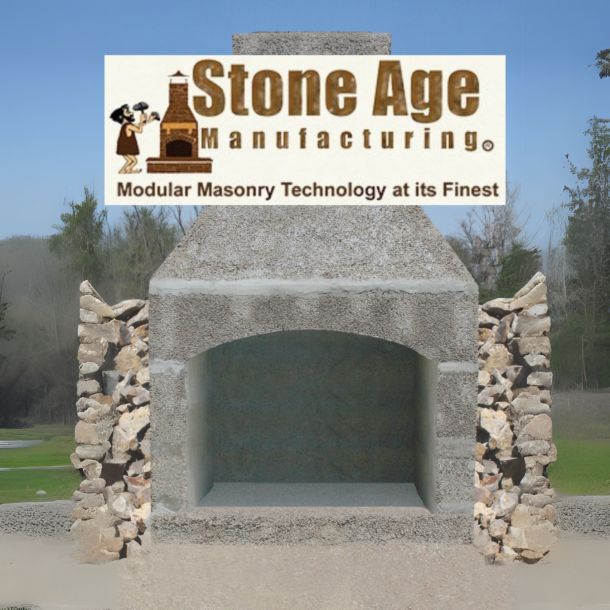 Stone Age Modular Masonry Fireplace Kits – Gasper Home & Garden